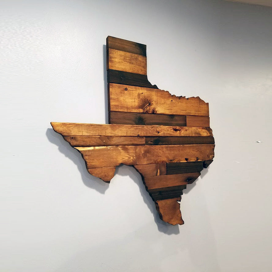 Rustic Texas Wood Sign – Covered Bridges Woodworking, LLC