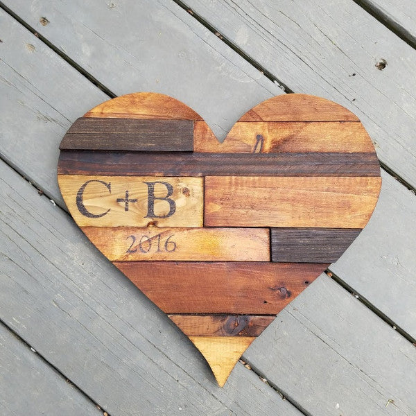 Wood Heart Sign – Covered Bridges Woodworking, LLC