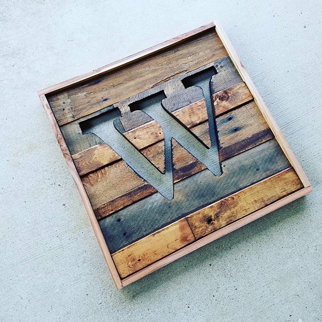 Rustic Monogram – Covered Bridges Woodworking, LLC