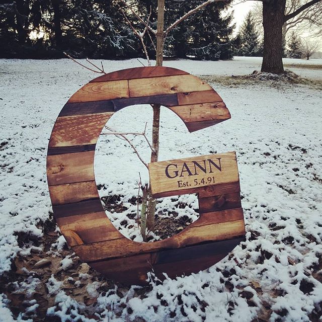 Rustic Wood Letters – Covered Bridges Woodworking, LLC