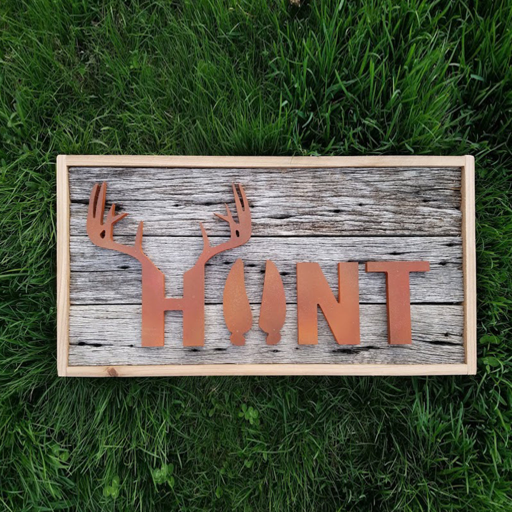 HUNT Sign – Covered Bridges Woodworking, LLC