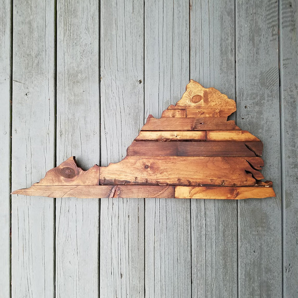 Rustic Virginia Wood Sign – Covered Bridges Woodworking, LLC