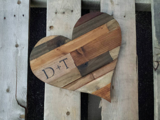 Wood Heart Sign – Covered Bridges Woodworking, LLC